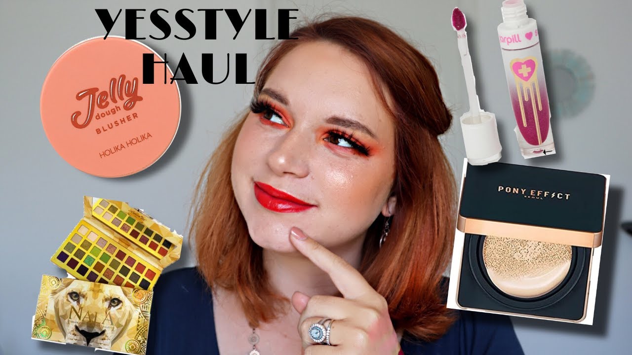 MY FIRST ORDER ON YES STYLE - Korean and American makeup - YouTube