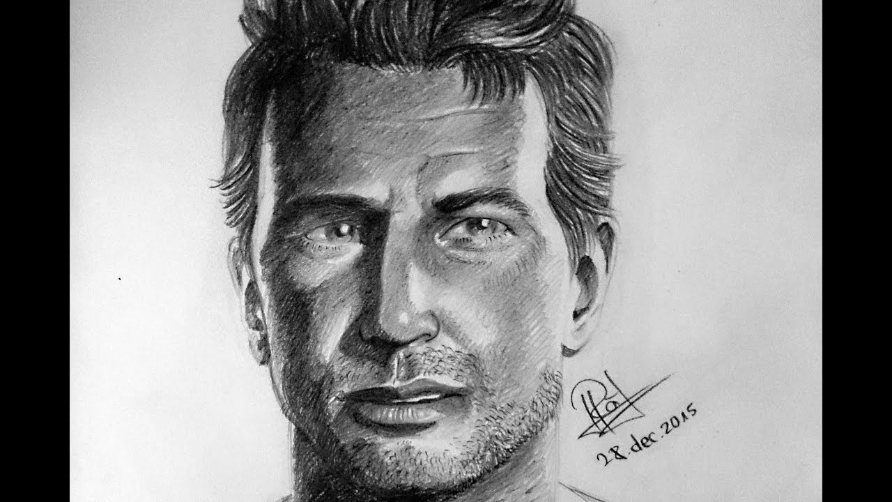 Drawing is Nathan Drake (Uncharted) | Neo Albios Arts - YouTube