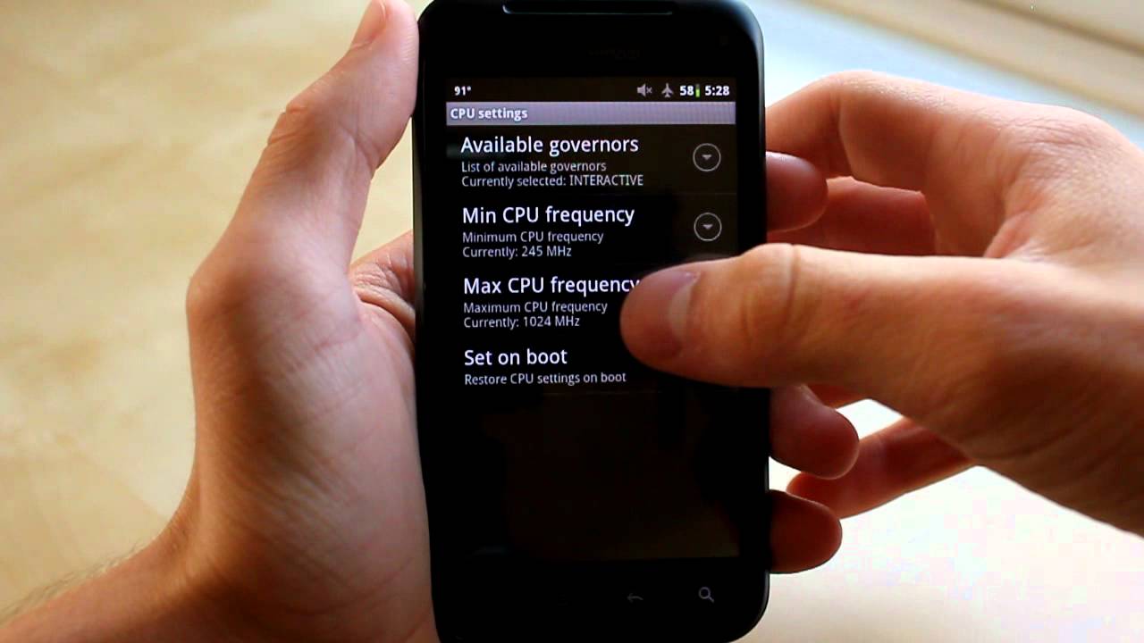 Tutorial Adjusting CPU Frequency On Android Phones Running CM7 Tutorial Adjusting CPU Frequency On Android Phones Running CM7