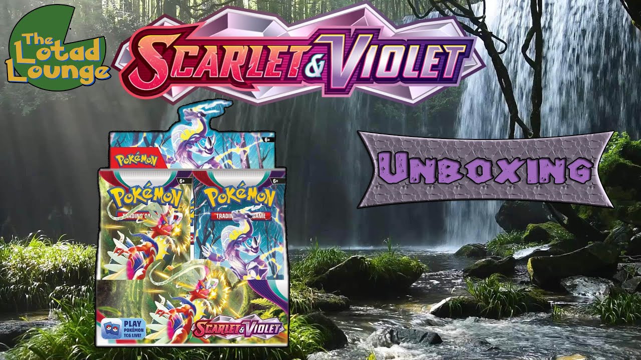 Scarlet and Violet Release Week: Booster Box Unboxing - YouTube