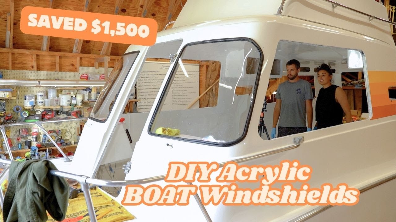 DIY Boat Windshields -- Replacing 47 year old SeaCamper windshields ...