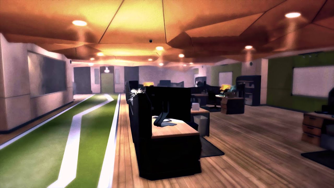 Deus Ex:Human Revolution - Hengsha TYM Upper Level Offices Ambient ...