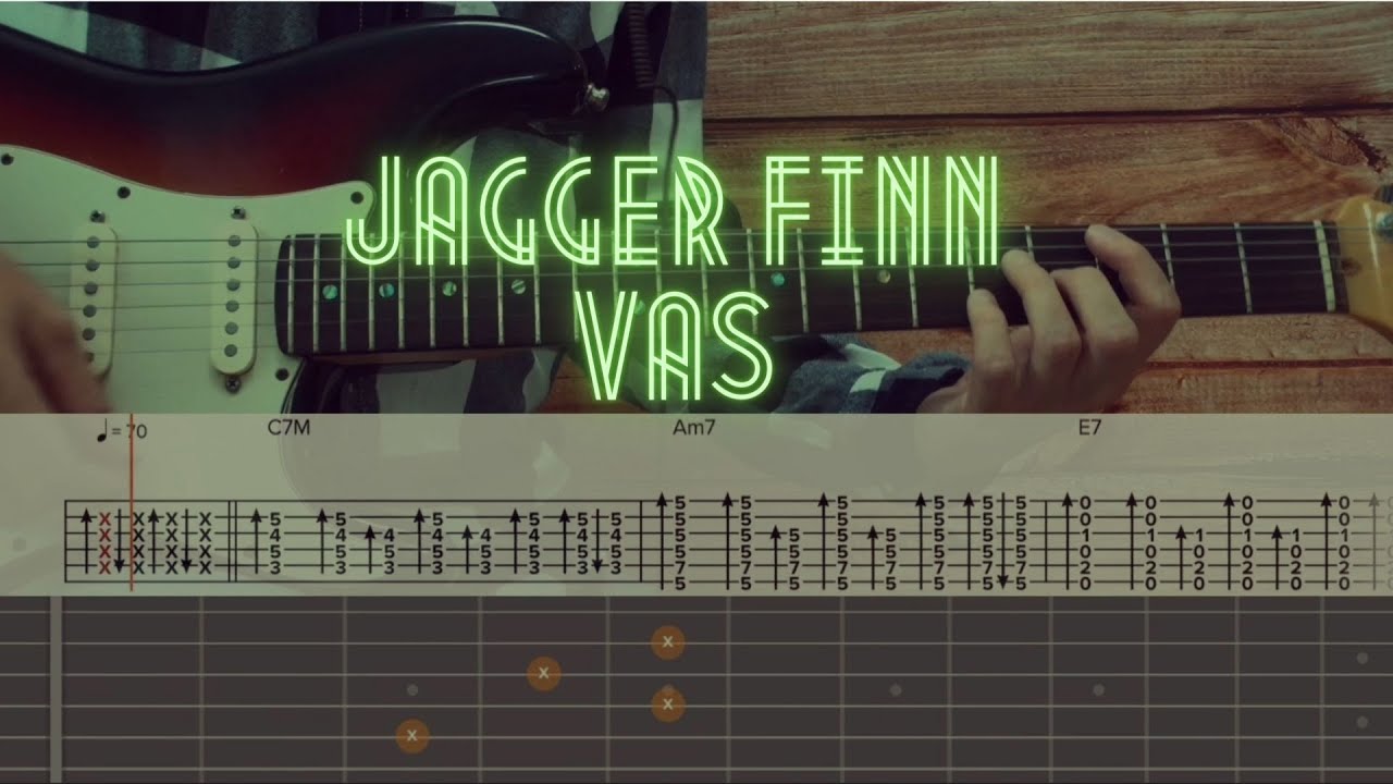 Jagger Finn - Vas / Guitar Tutorial / Tabs + Chords + Solo - YouTube
