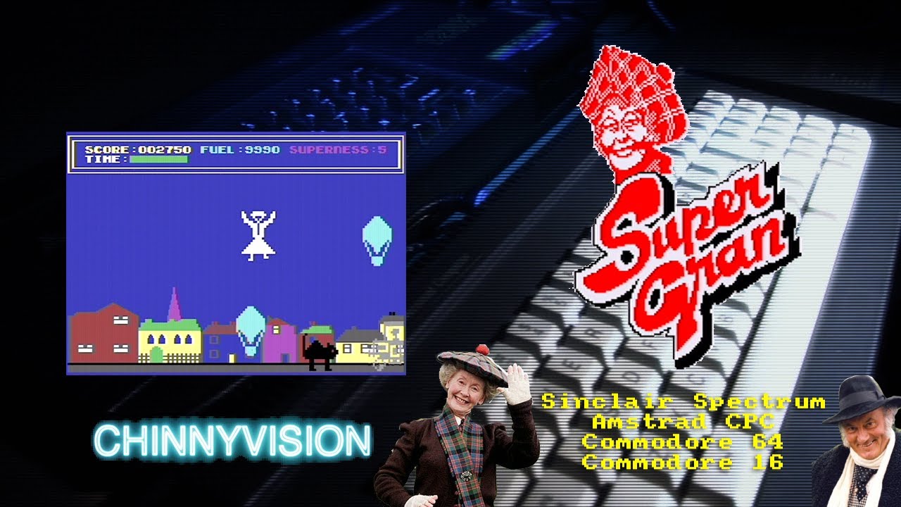 ChinnyVision - Ep 353 - Super Gran - Spectrum, Amstrad CPC, Commodore ...
