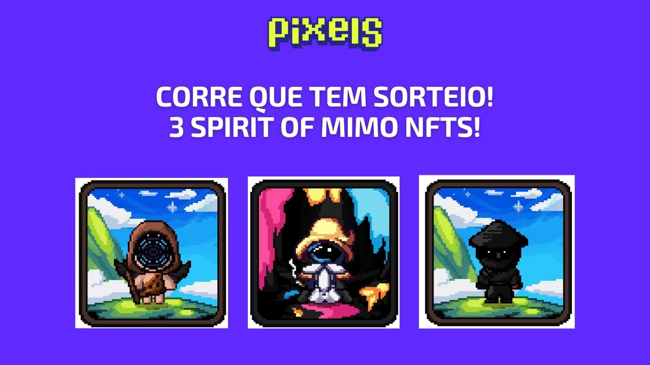 Corre que tem sorteio de três MIMO NFT - YouTube