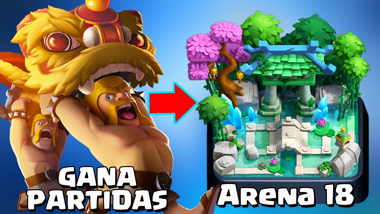 GANA EN ARENA 18 CLASH ROYALE - MAZO PARA SANTUARIO DEL SILENCIO - YouTube