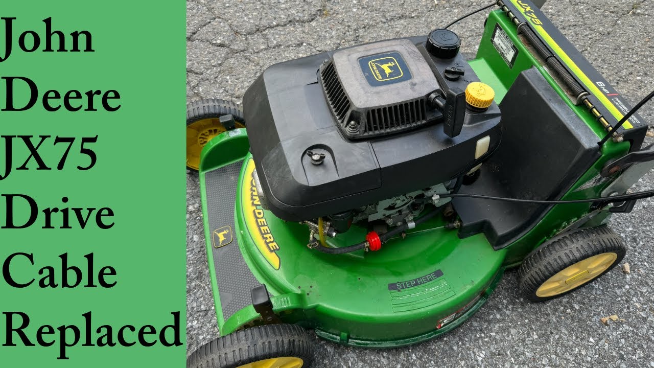 John Deere JX75 drive cable snapped - YouTube
