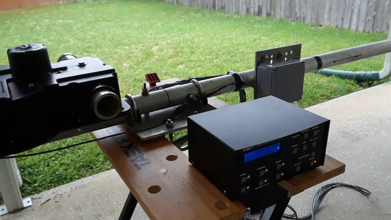 AA5AU running TEST MOTORS on a 3-element SteppIR - April 2018 - YouTube