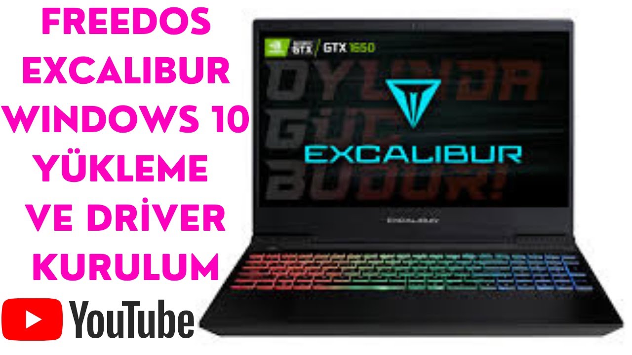 Freedos Excalibur G770 Windows 10 Yüklemek , Excalibur G770 Kutu ...