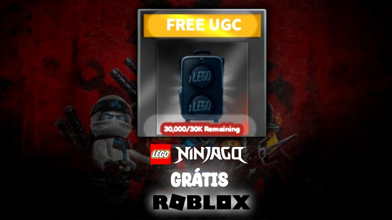 CONSIGUE 1 MOCHILA DE LEGO NINJAGO GRATIS EN ROBLOX EN LA EXPERIENCIA ...