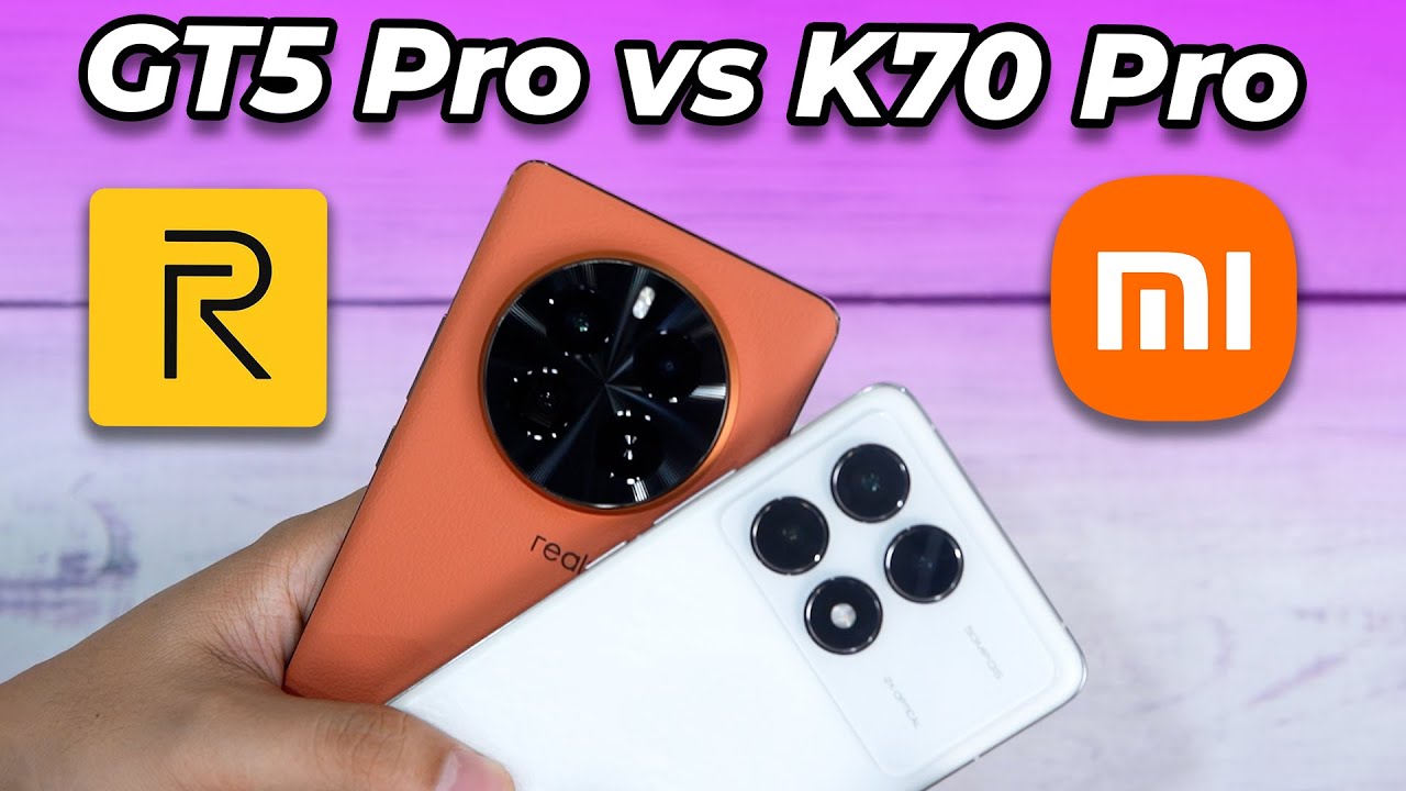 So sánh Realme GT5 Pro Vs Redmi K70 Pro: Realme chỉ thua camera trước còn lại thì… - YouTube