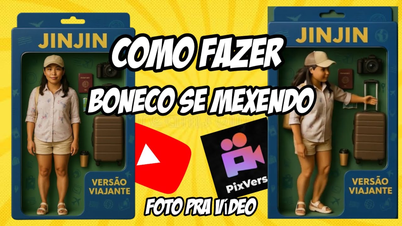 COMO FAZER BONECO SE MEXENDO - A NOVA TREND DO INSTAGRAM - FOTO PARA ...