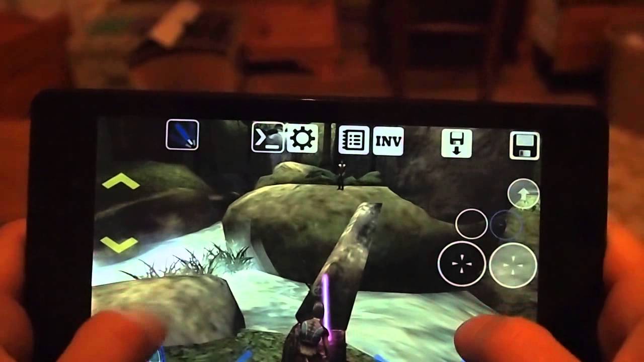 Jedi Knight : Jedi Academy Android test video - YouTube