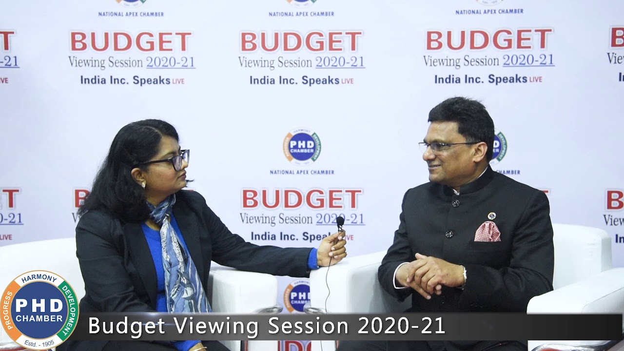 Dr D K Aggarwal, President, PHD Chamber, sharing his views on Post ...