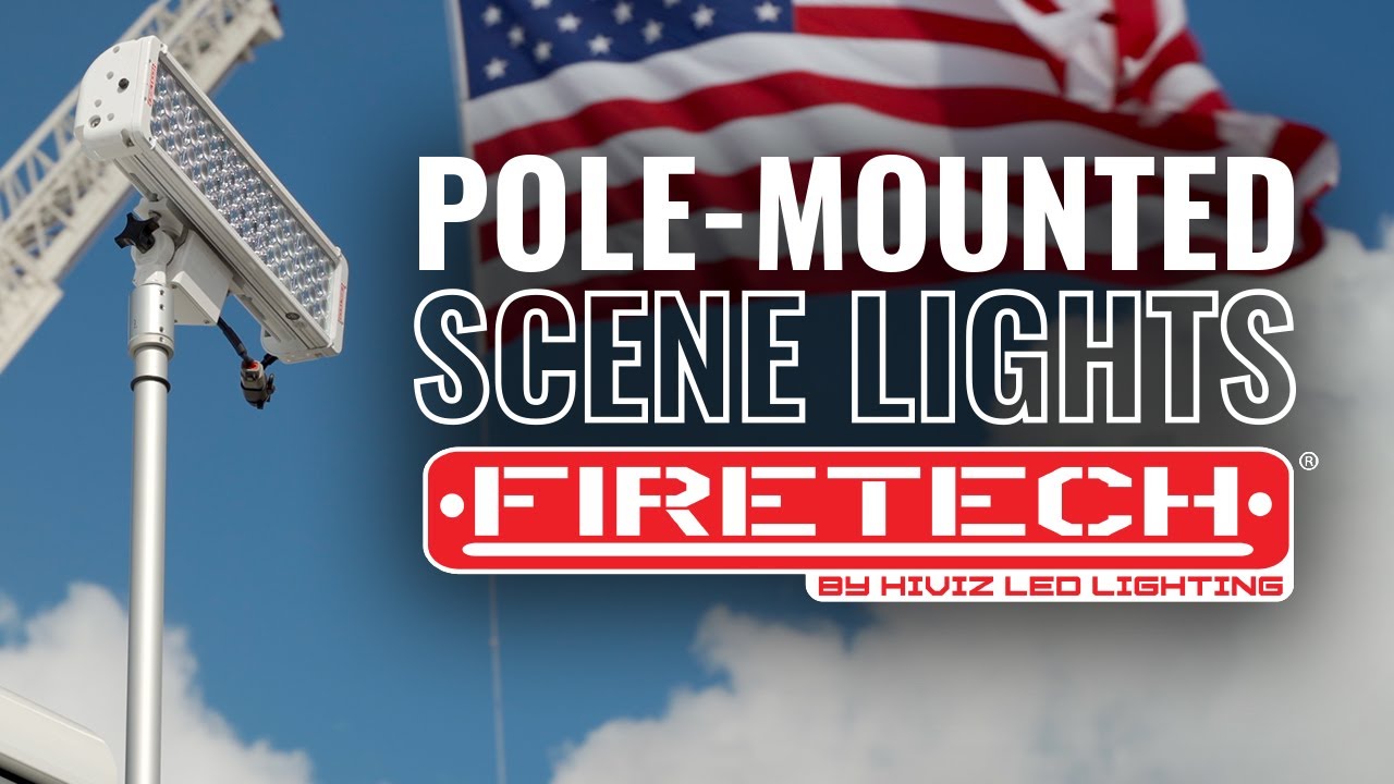 FireTech Pole-Mounted Scene Lights | TEEX Show 2022 - YouTube