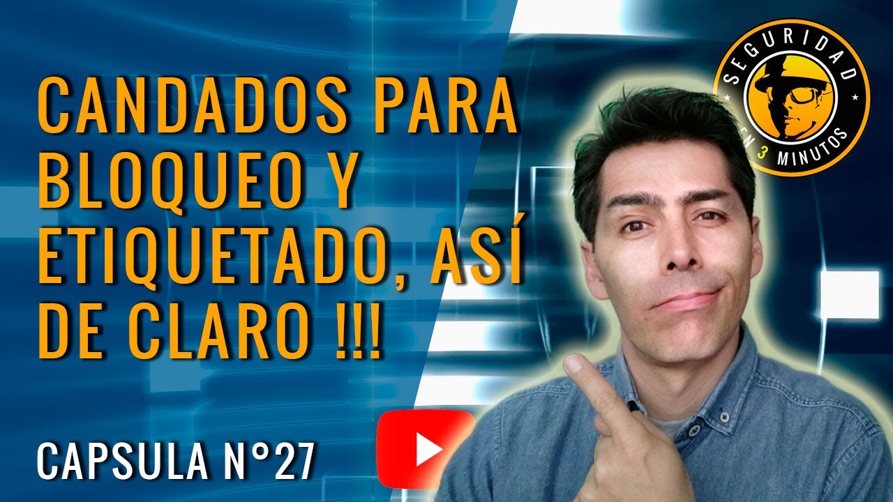 CANDADOS PARA BLOQUEO Y ETIQUETADO (LOTO), ASÍ DE CLARO!!! - YouTube