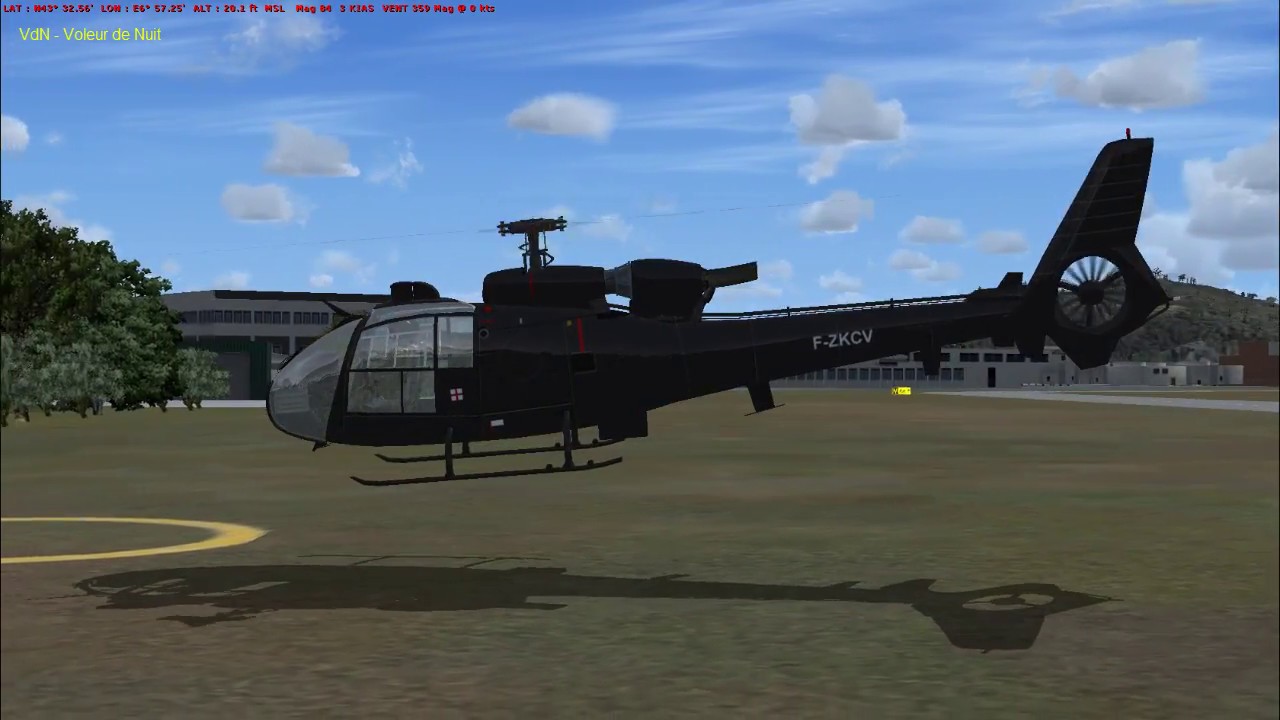 Cannes scenery reconnaissance flight simulation helicopter - YouTube