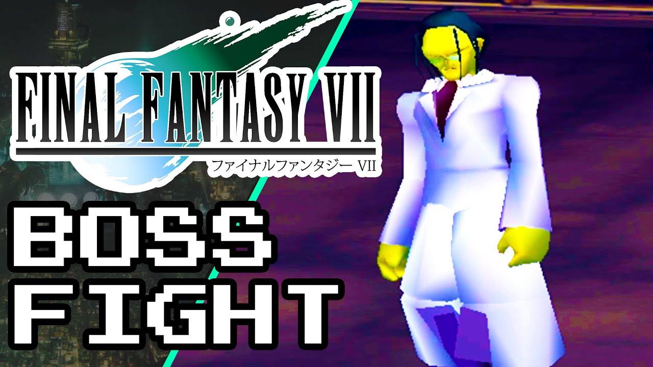 FINAL FANTASY 7 - Hojo Boss Fight (All Forms) - YouTube