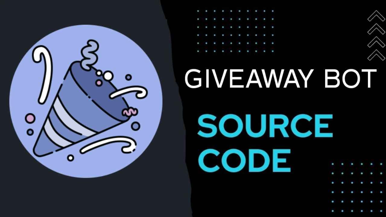 GiveawayBot Source Code | Discord - YouTube