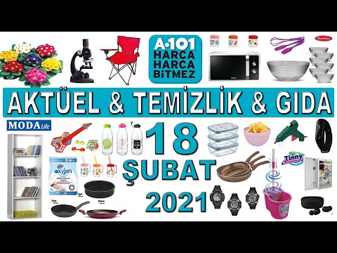 A101 AKTÜEL & TEMİZLİK VE GIDA (18 ŞUBAT 2021 A101 KATALOĞU ) A101 AKTÜEL ÜRÜNLER | A101 BU PERŞEMBE