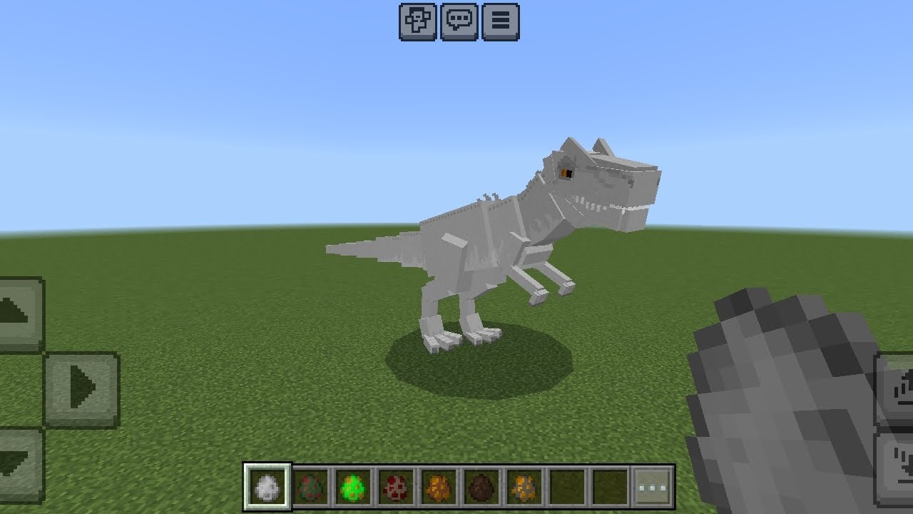 Jurassic world Rebirth Addon in Minecraft PE - YouTube