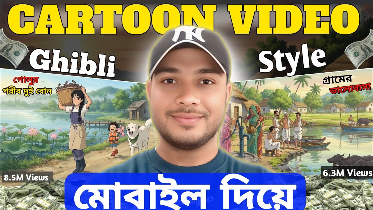 Cartoon Video Kibhabe Banabo Mobile Diye | How to Make Cartoon ...