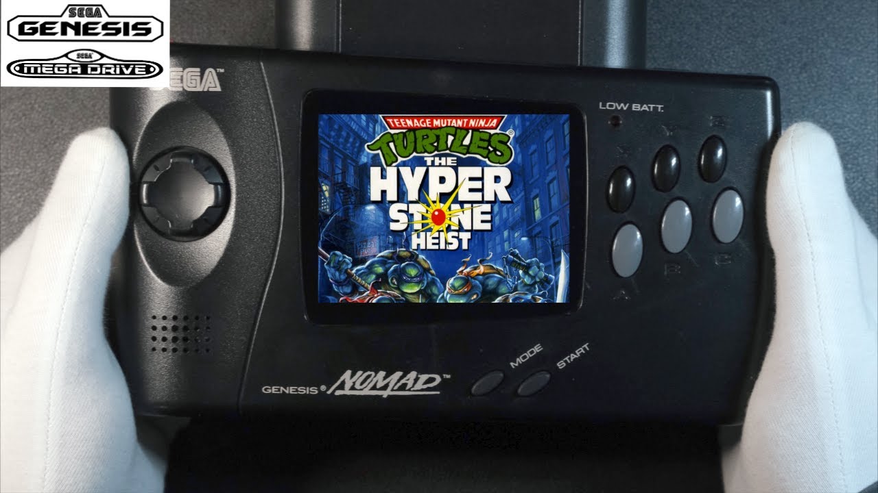 Teenage Mutant Ninja Turtles: The Hyperstone Heist Sega Nomad Handheld ...