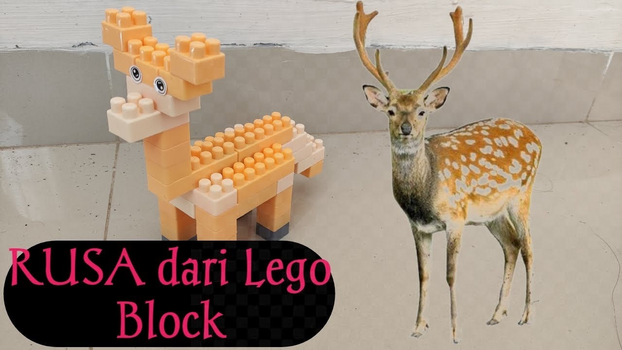Cara membuat RUSA dari Lego || How to make LEGO ANIMAL #lego # ...