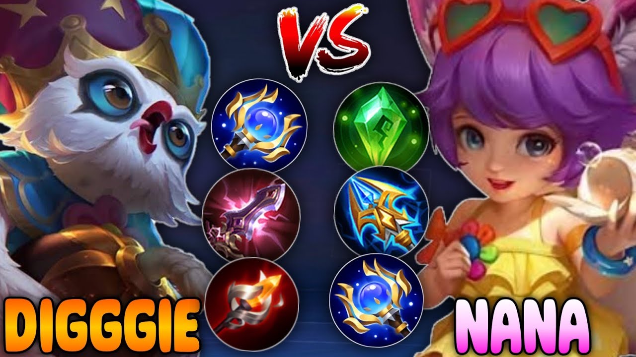 PEMBUKTIAN MAGE TERSAKIT DI BUMI DIGGIE VS NANA‼️HANYA 1 HIT NANA ...