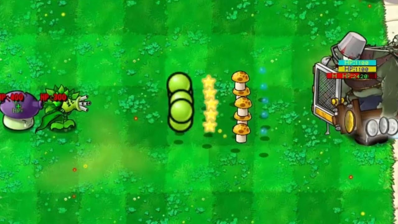 【PVZ Hybrid】Random bullets, random plants ×2 VS random zombies ×10 ...