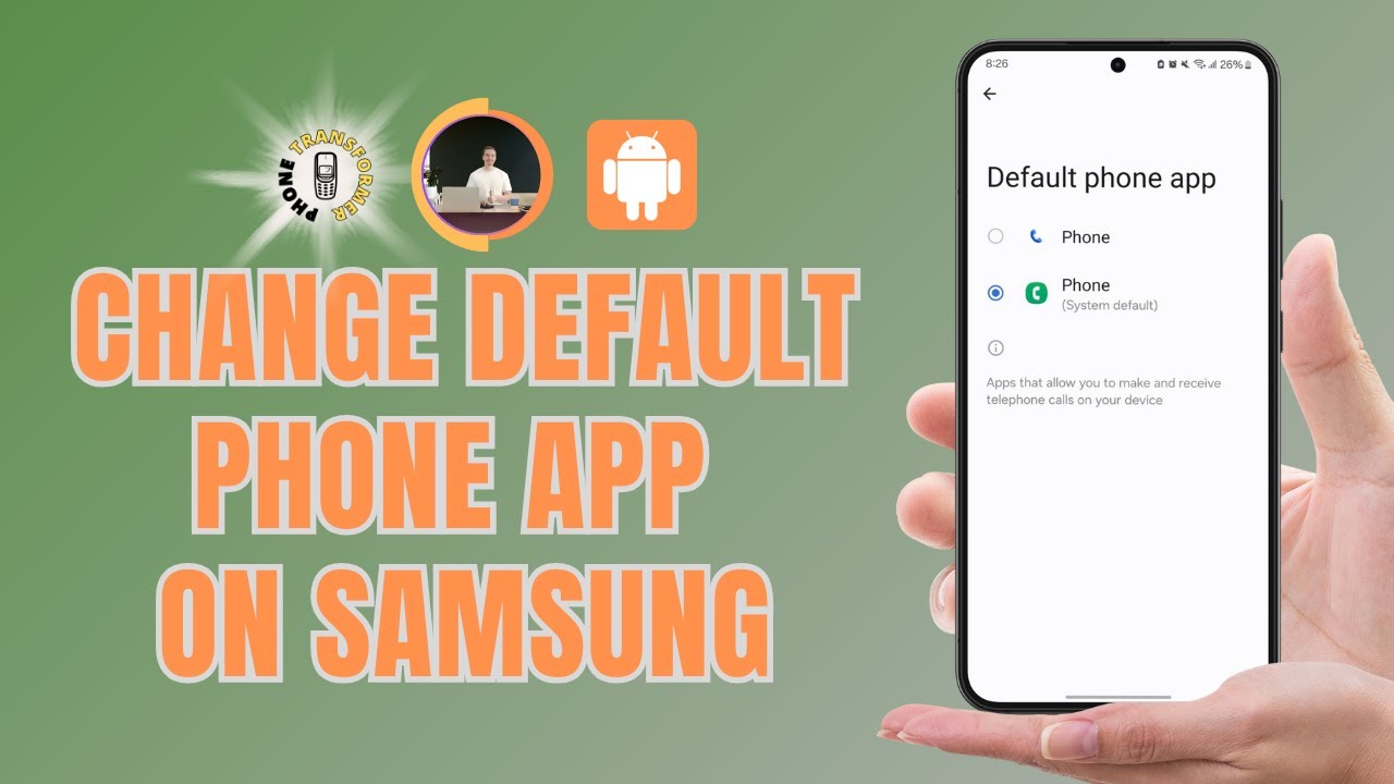 How to Change the Default Phone App on Samsung - YouTube