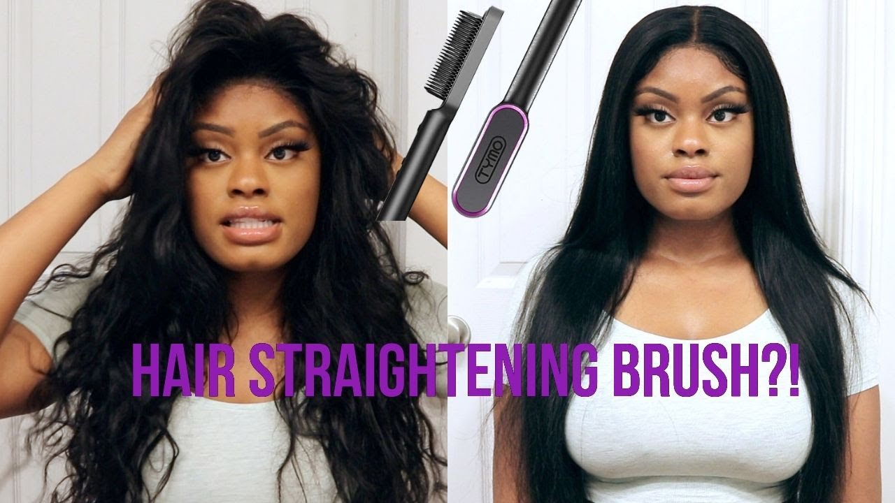 HOW TO GET YOUR WIG TO LAY FLAT AF & BONE STRAIGHT HAIR ft. KLAIYI ...