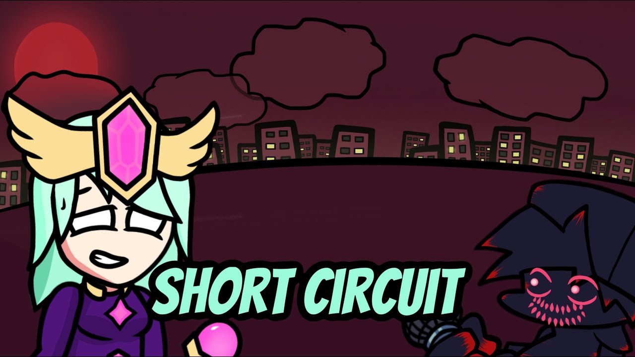 FNF Short Circuit but Moona & Evil BF sings it - YouTube