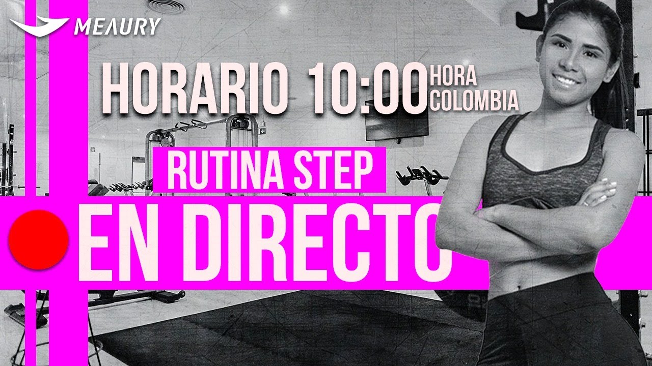 Rutina STEP desde casa 🏠 l QUEMA GRASA🔥 - YouTube
