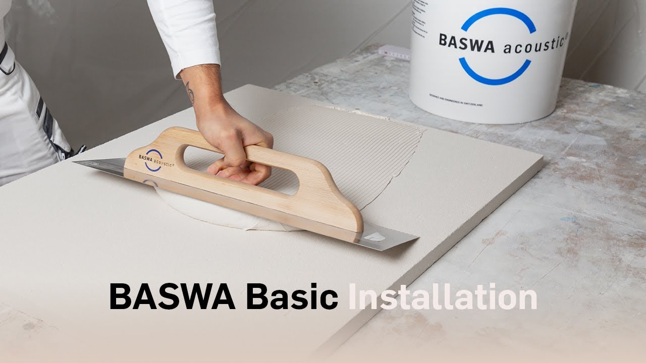 How to install the BASWA Basic acoustic system - YouTube