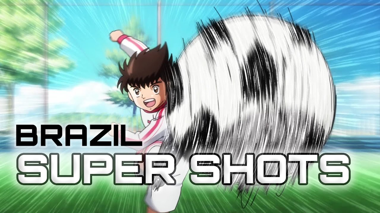 Captain Tsubasa - Brazil Super Shots, Catches, Dribblings - YouTube