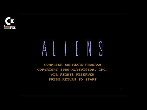 Aliens (Activision 1986) - C64 Loading Screen / Title Music / Main Menu ...