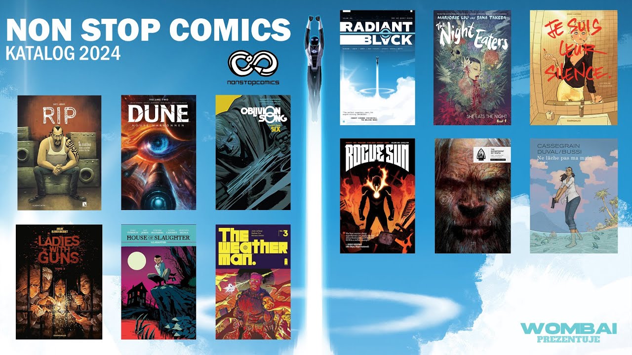 Non Stop Comics - katalog 2024. Omówienie zapowiedzi komiksów. - YouTube