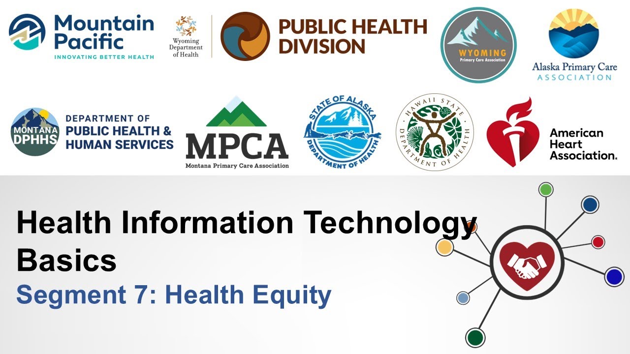 07 Health Information Technology Basics: Health Equity - YouTube