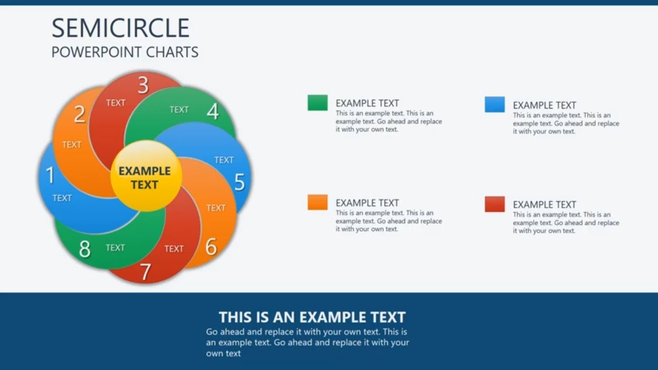 Semicircle Chart: Semicircle PowerPoint charts - YouTube