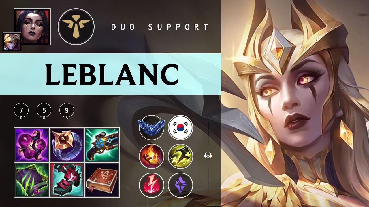 LeBlanc Support vs Rell - KR Diamond Patch 25.23 - YouTube