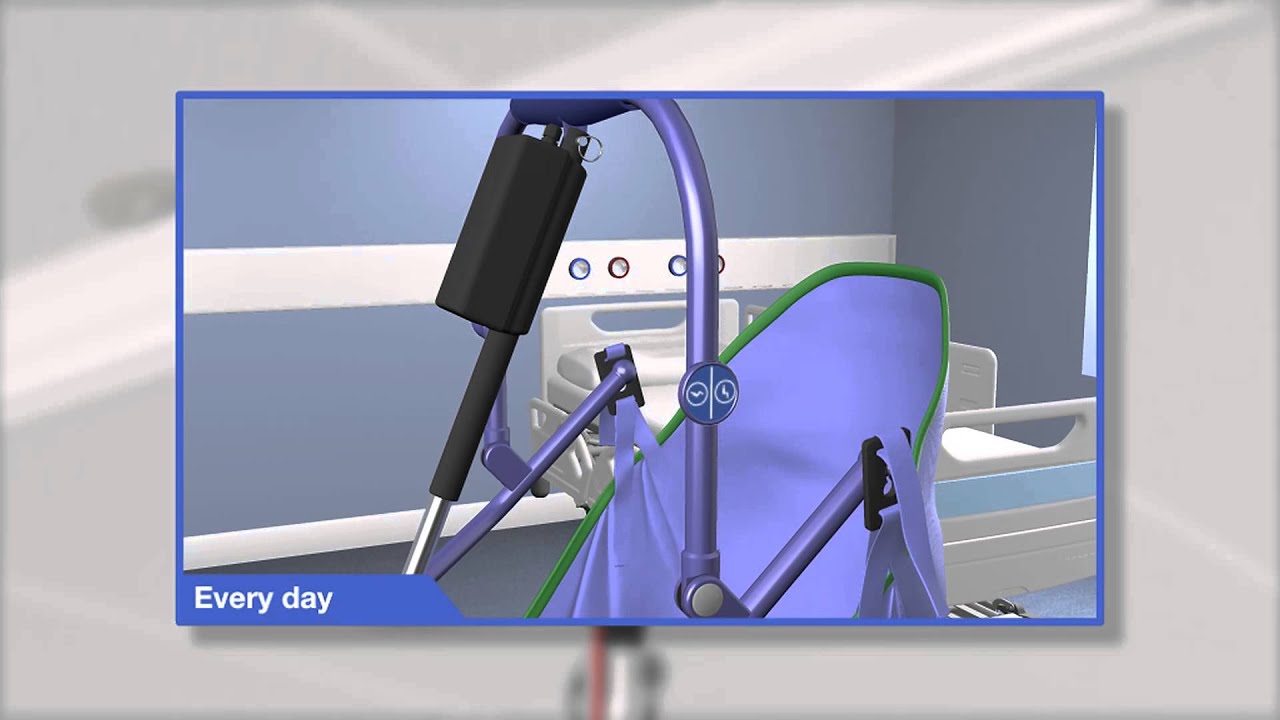 Arjo Maxi Sky 600 Ceiling Hoist Maintenance - YouTube