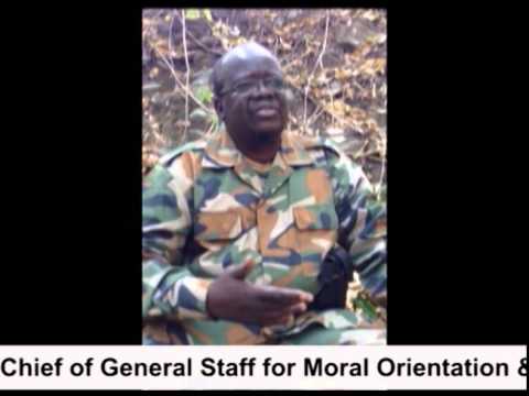 Maj Gen Martin Speaking Directly to the People of South Sudan - YouTube