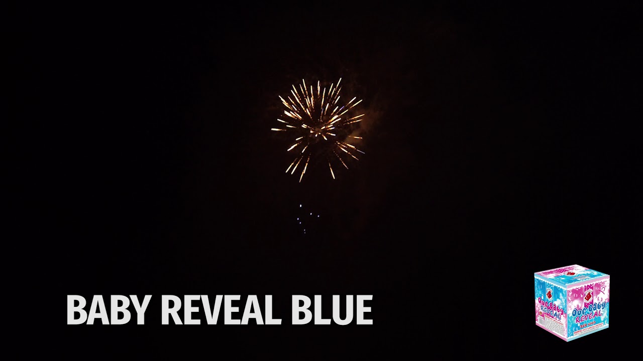 Baby Reveal Blue Firework - YouTube