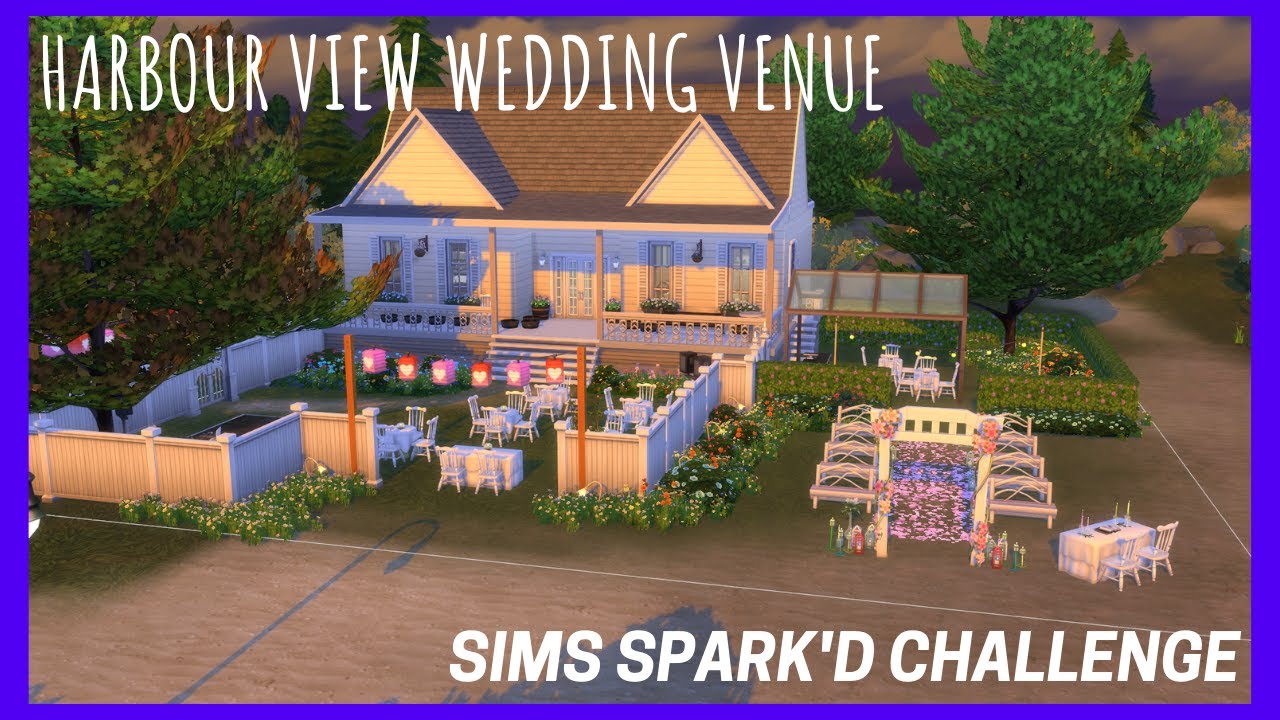 Harbour View Rustic Wedding Venue | Sims 4 Speed Build - YouTube