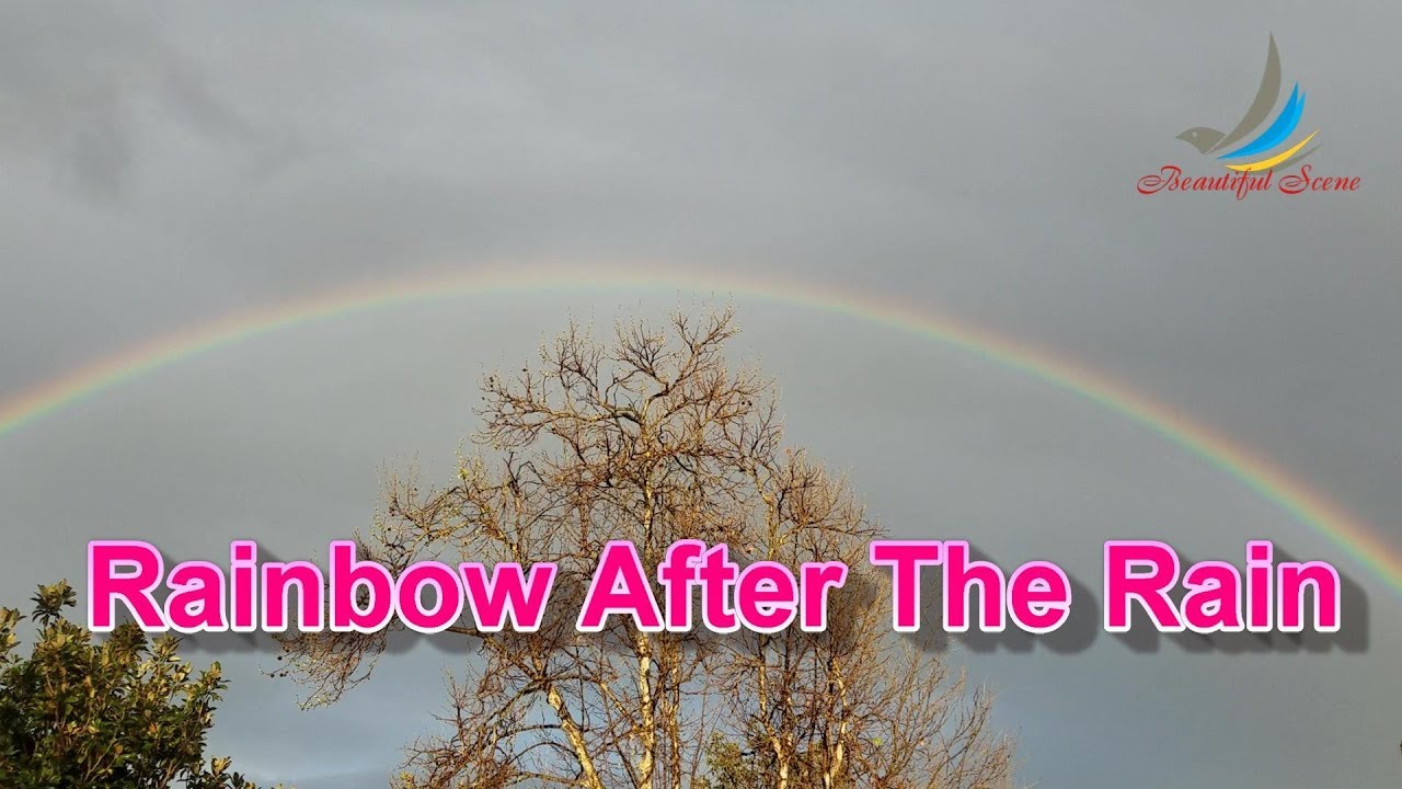 USA#3 - Beautiful Rainbow After The Rain - YouTube