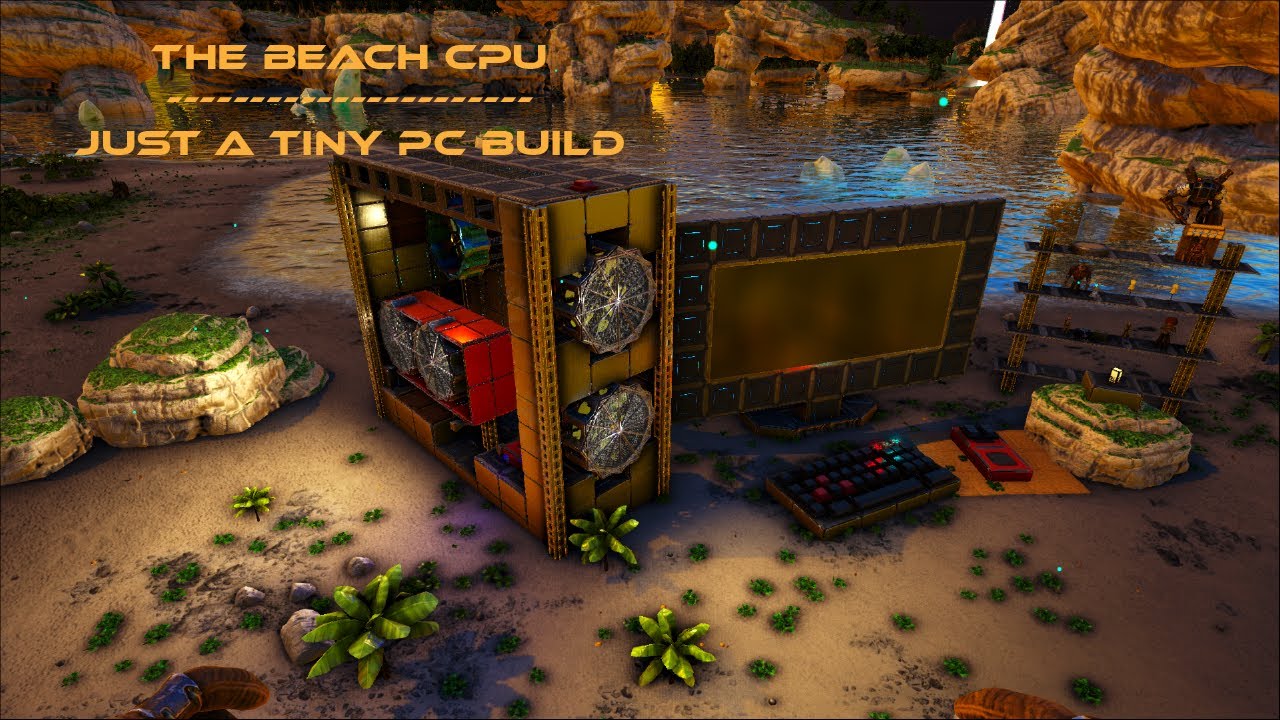 Kreatives Bauen in ARK/THE BEACH PC/Build a Computer at the Beach ...