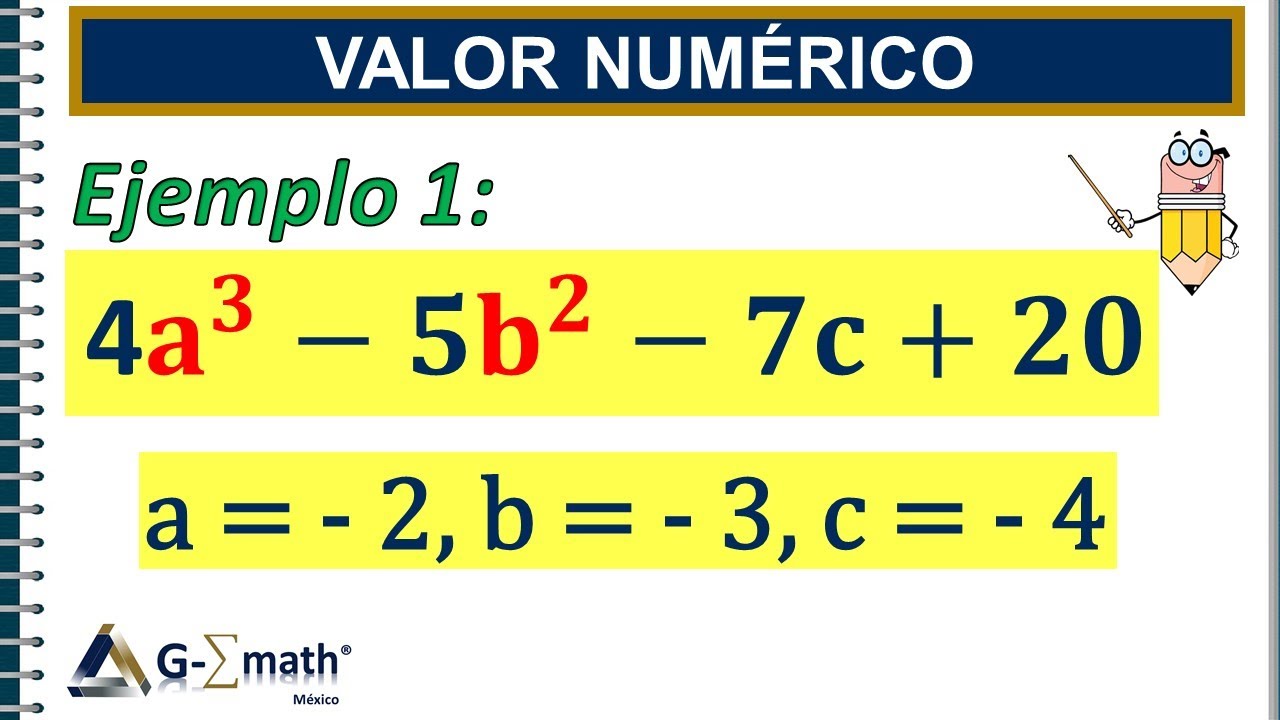 VALOR NUMÉRICO - Ejemplo 1 - YouTube