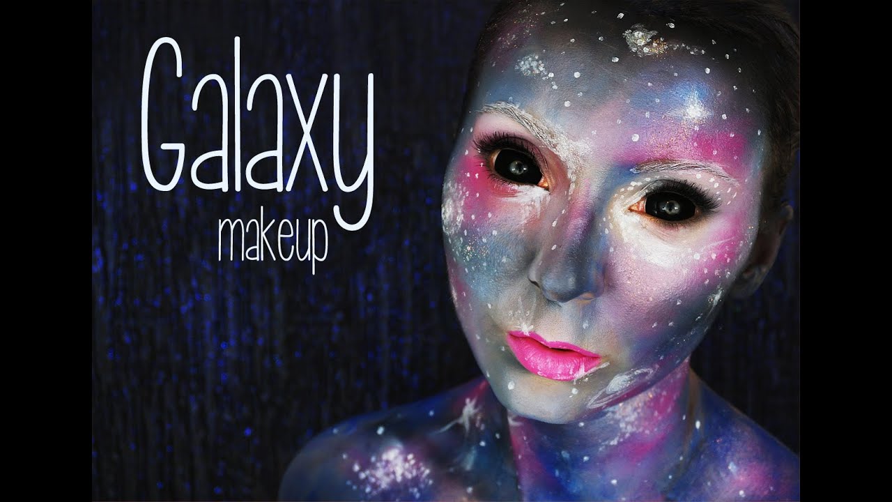 GALAXY Makeup - Charakteryzacja inspirowana Wszechświatem - YouTube