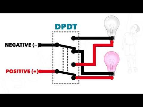 DPDT Switch, DPDT Switch connection animation - YouTube